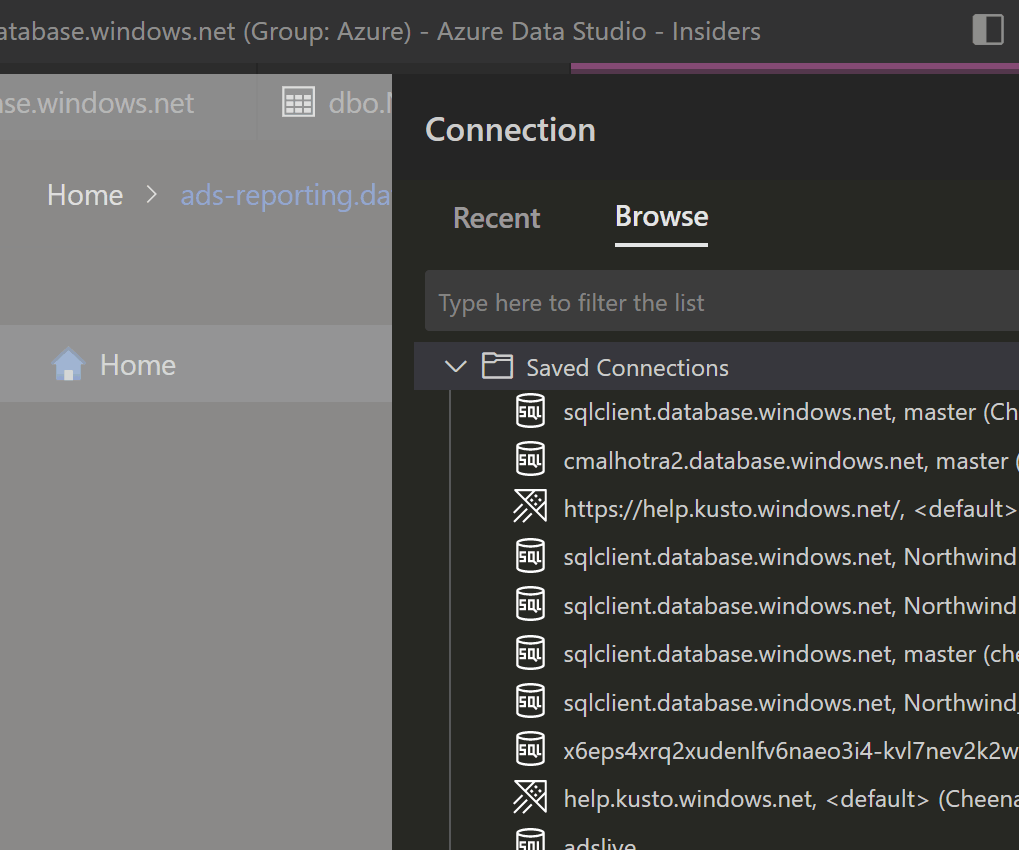 Icon dance on hover in Saved connections · Issue #23526 · microsoft/azuredatastudio · GitHub