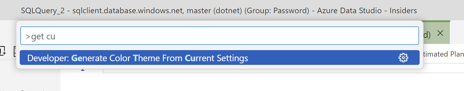 Post Merge Get Current Connection String Command Is Missing · Issue 23542 · Microsoft