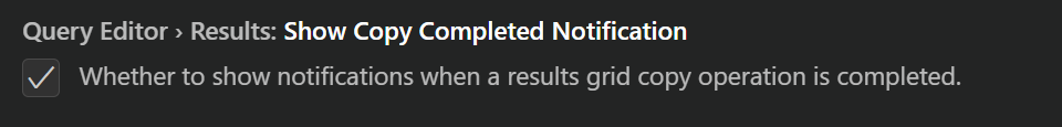 Stop showing copy notification · Issue #24009 · microsoft/azuredatastudio · GitHub