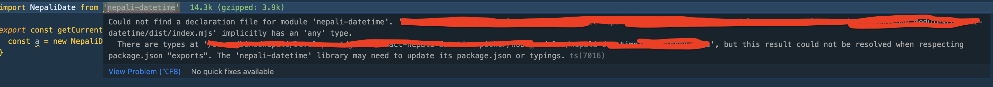 Typescript Could Not Find Module Declaration To Resolve Typing · Issue 59 · Opensource Nepal