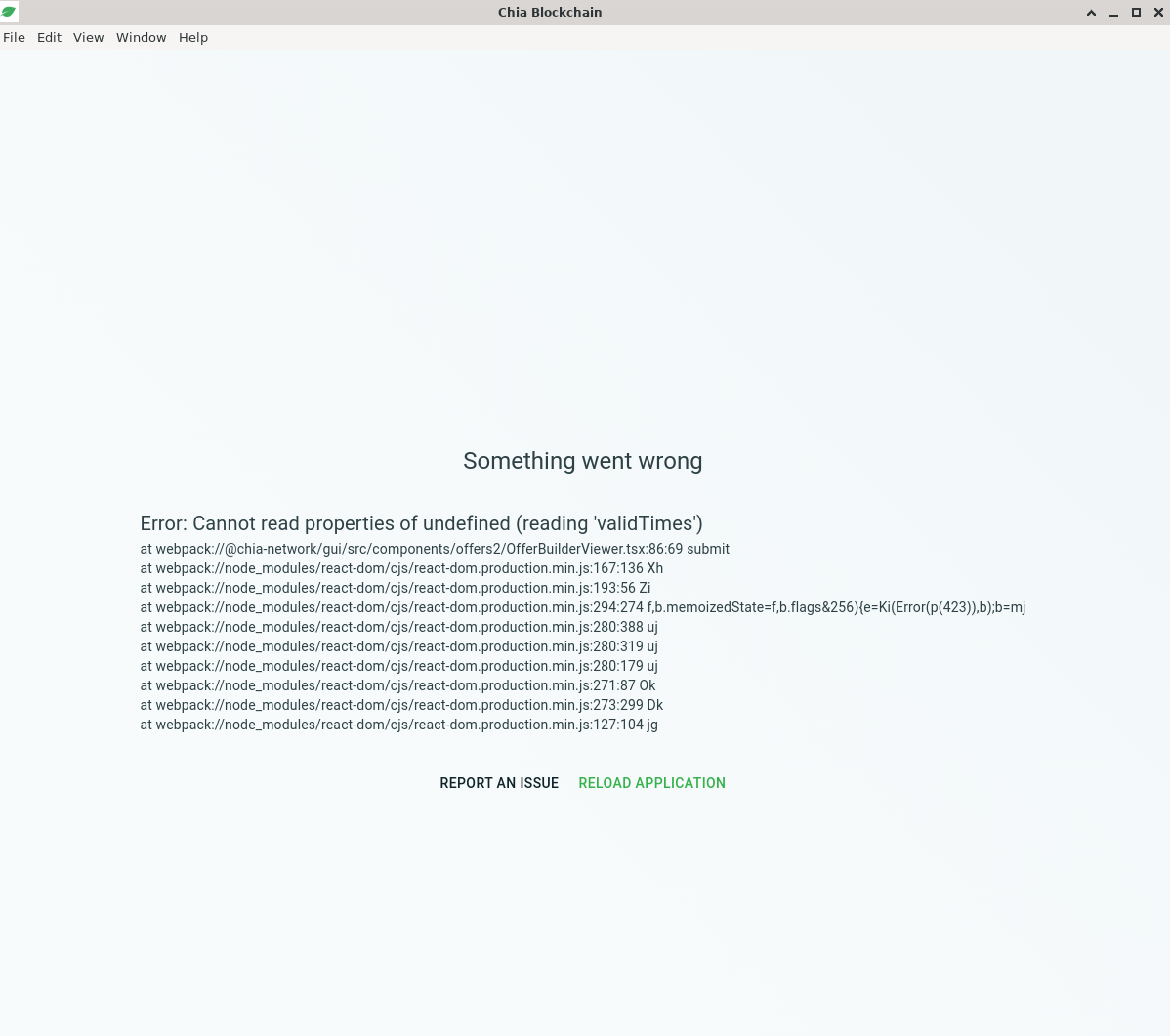 [Bug] chia gui error when clicking show offer details of an offer request · Issue #2200 · Chia ...