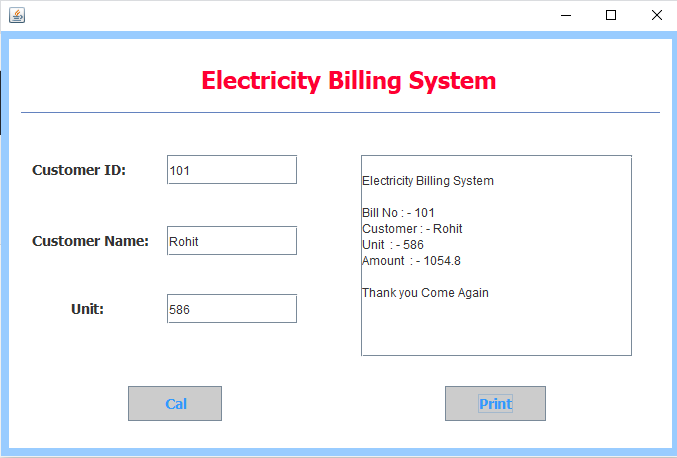GitHub - RoNimbalkar/Electricity-billing-system