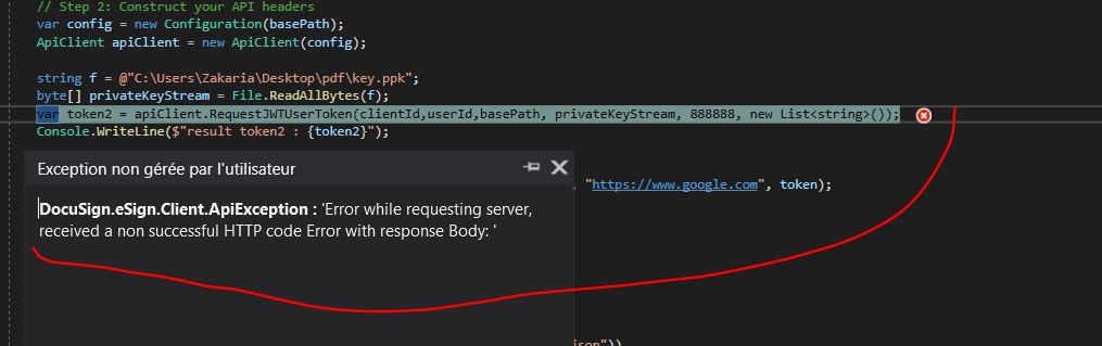 ApiClient.RequestJWTUserToken doesn't fulfill ErrorContent of ApiException from server · Issue ...