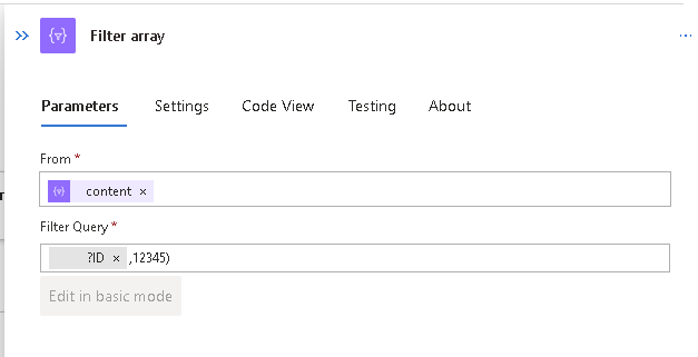 Filter Array action in new designer doesn't properly display expression · Issue #3440 · Azure ...