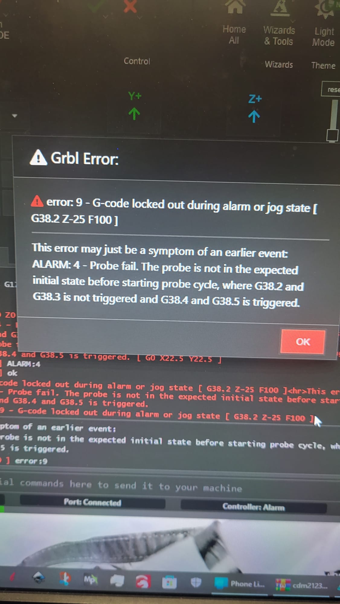 Probe · Issue 320 · Openbuildsopenbuilds Control · Github