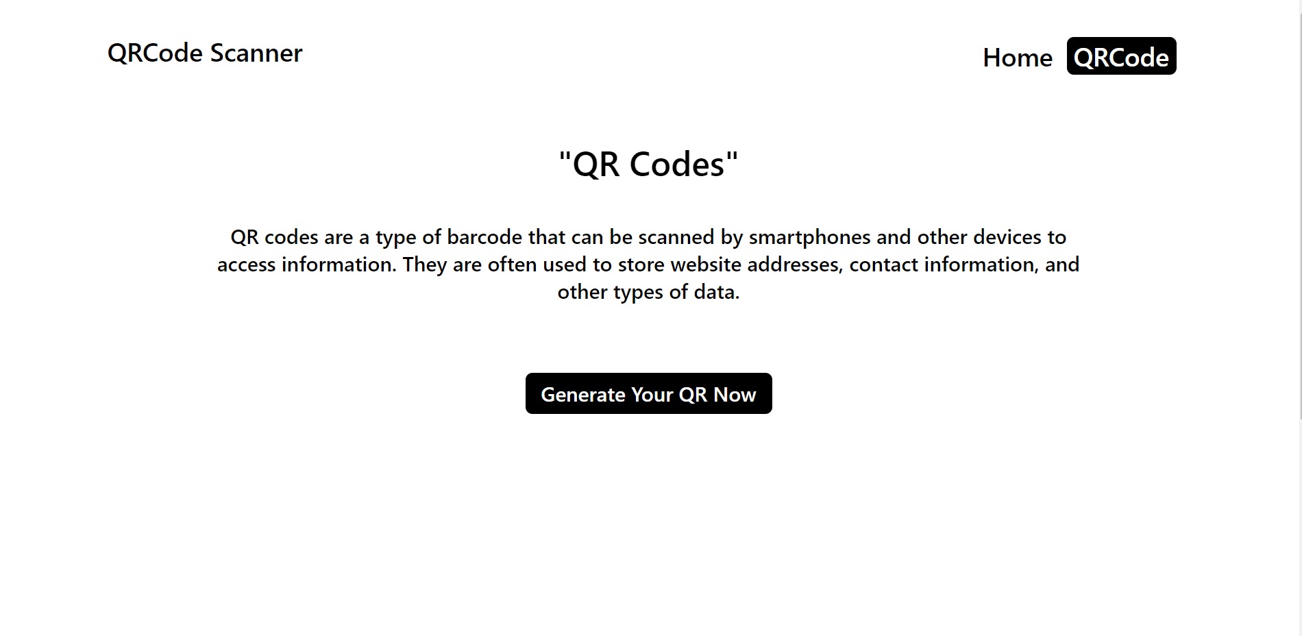 GitHub - mnoby98/QRCode: QRCode Maker