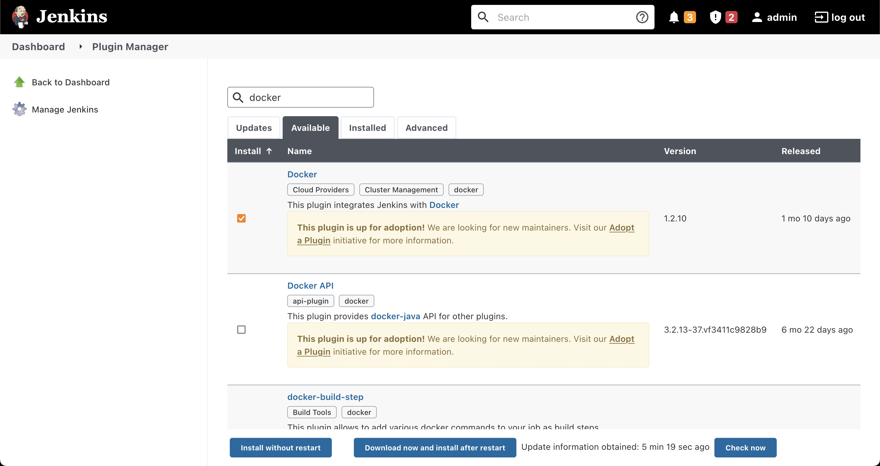 DevOps component broken after Jenkins plugin install · Issue #846 ...