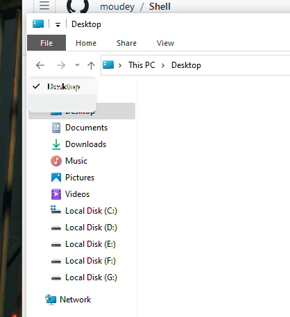 Recent Locations Context Menu UI Bug · Issue #370 · moudey/Shell · GitHub