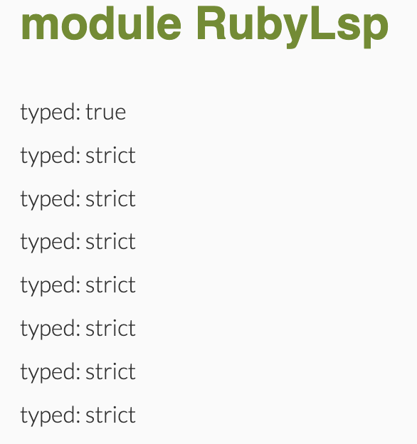 Docs Generated By Rdoc Should Not Display Sorbet Magic Comments · Issue 790 · Shopifyruby Lsp