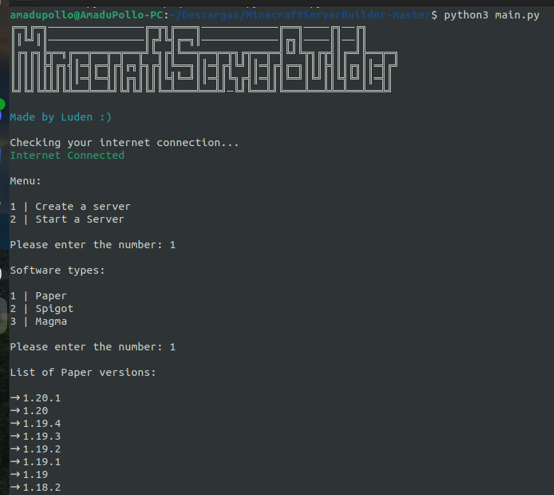 GitHub - ludenelenterrador/MinecraftServerBuilder