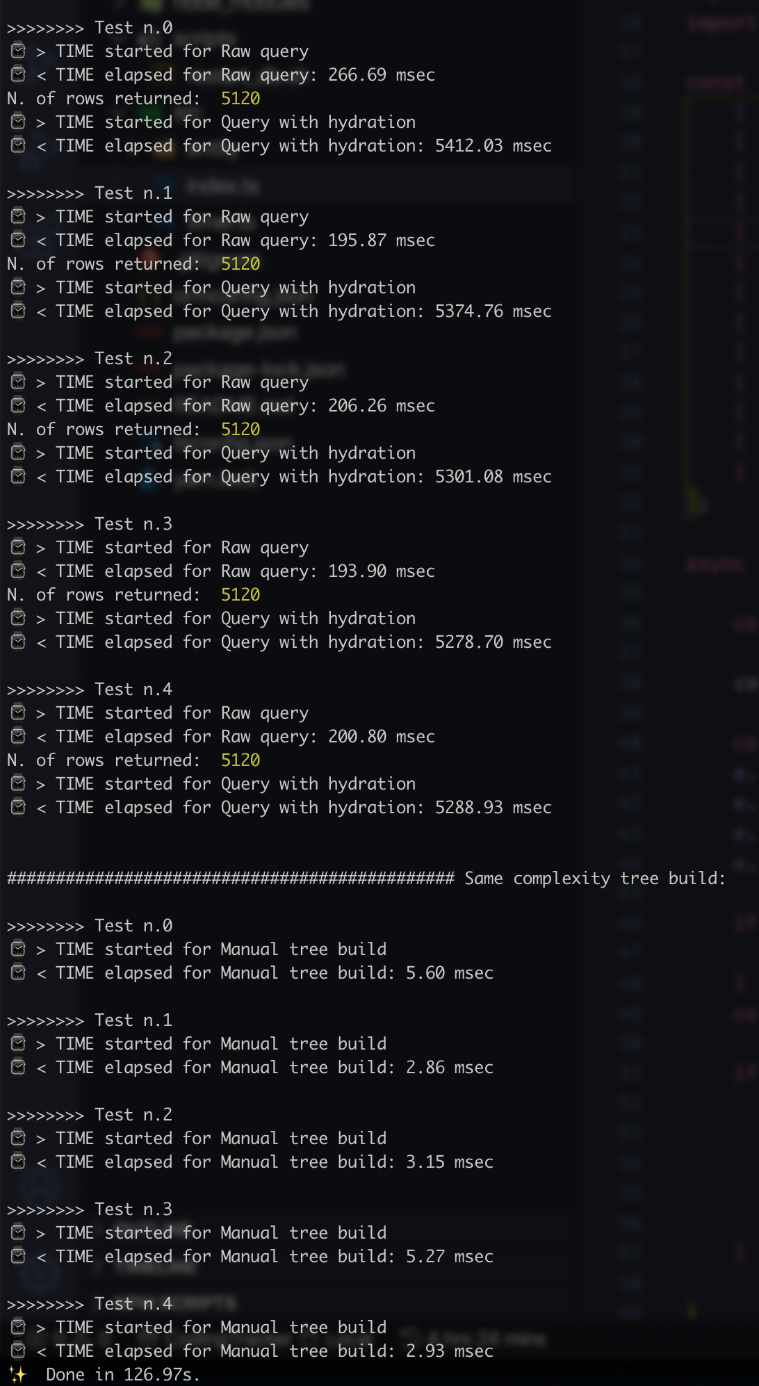 typeorm 🚀 - Hydration performance issue on complex dataset ...