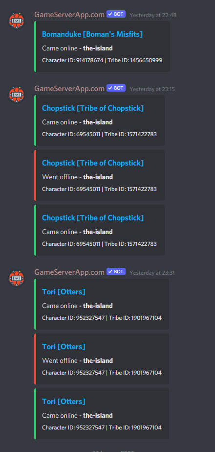 Character setOnline triggered to often · Issue #60 · gameserverapp/Platform · GitHub