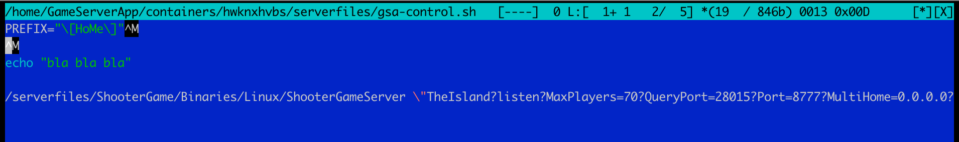 GSA Launch Script line endings · Issue #445 · gameserverapp/Platform ...