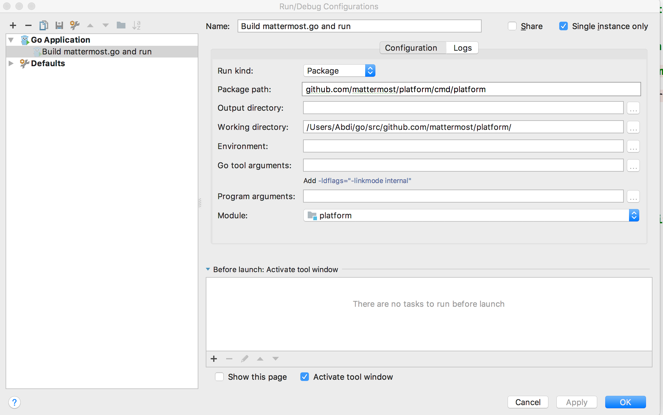 Cannot Run Debugger Permission Denied · Issue 2896 · Go Lang Plugin