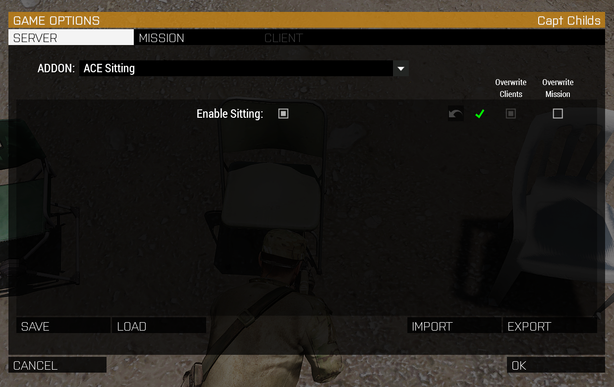 ACE Sitting (in chairs) no longer working since ACEX integration · Issue #8686 · acemod/ACE3 ...