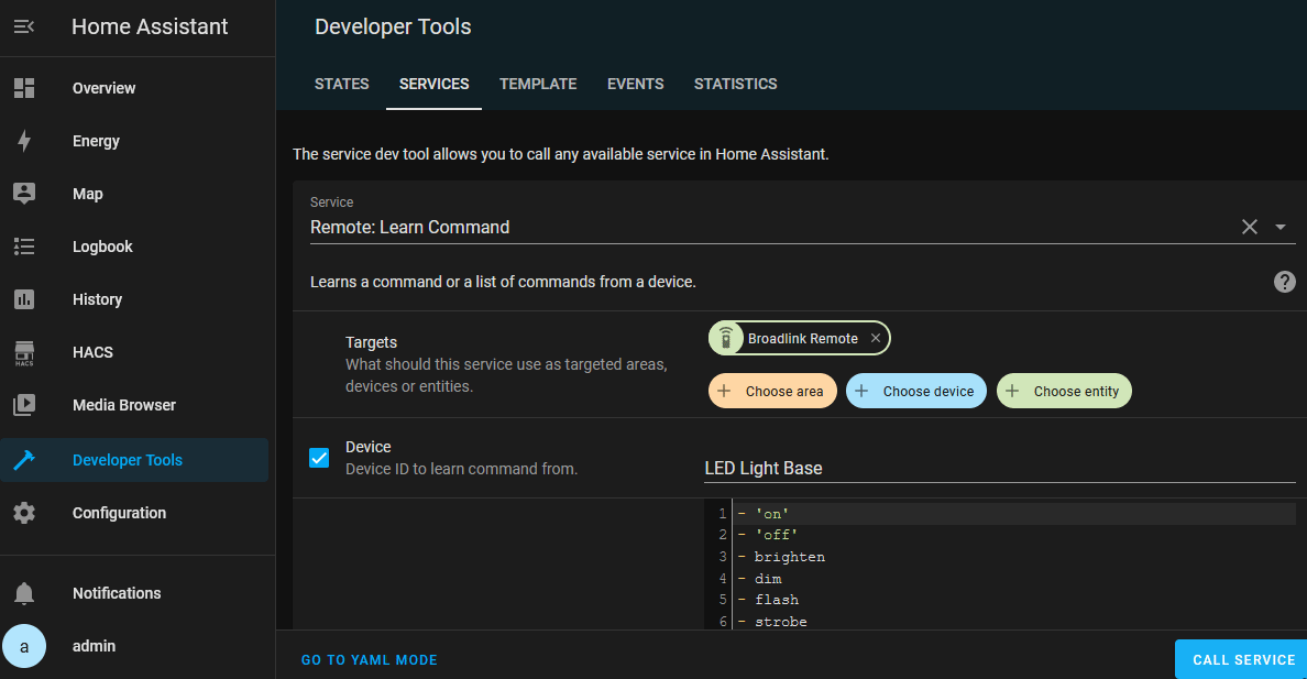 GitHub - taghead/home-assistant-broadlink-generator: Generate services, scripts and cards off ...