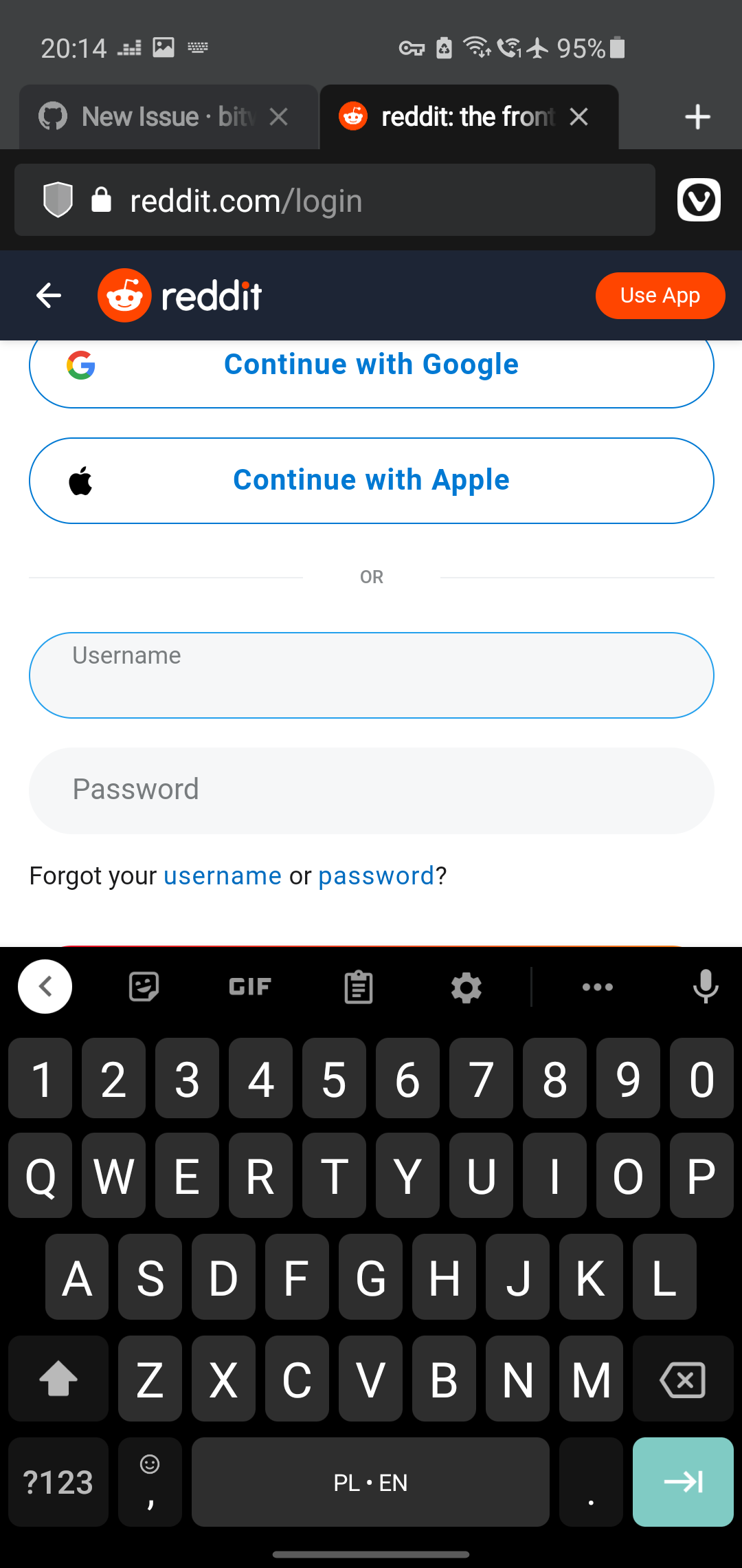 [Fix] Bitwarden doesn't work in Android Vivaldi Stable · Issue #1171 · bitwarden/mobile · GitHub