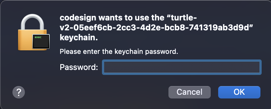 [eas build] Asking for keychain password for "turtle-v2" · Issue #22479 · expo/expo · GitHub