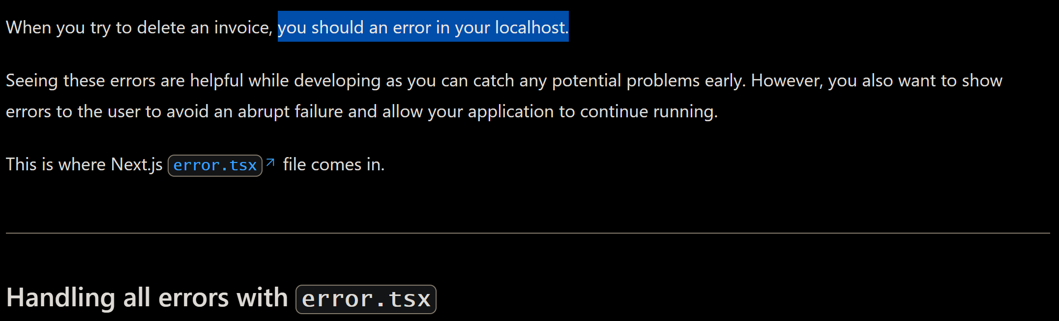 Docs: · Issue #257 · vercel/next-learn · GitHub