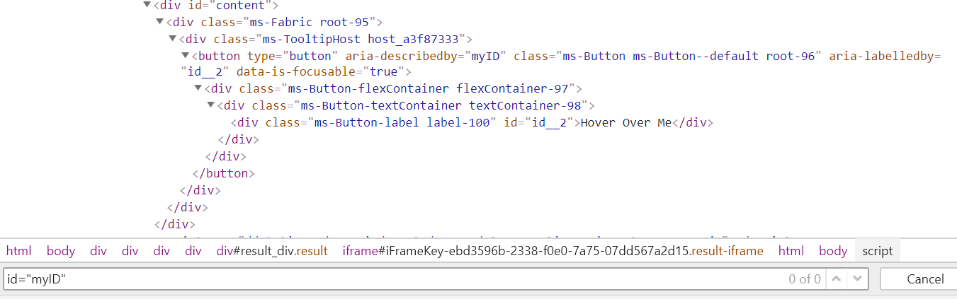 Tooltiphosttooltip Does Not Respect User Input Id Prop · Issue 6616 · Microsoftfluentui · Github