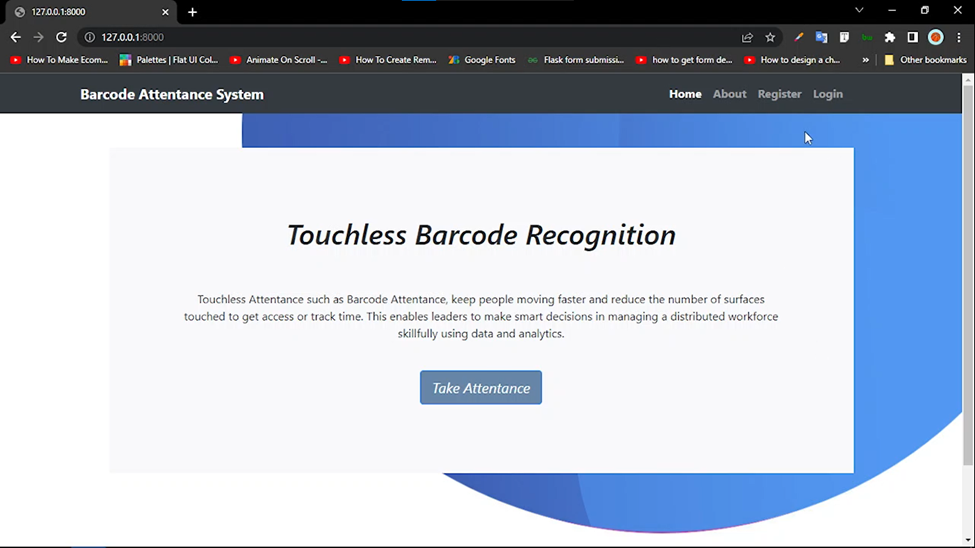 GitHub - Bala-V22/Bar-code-attendance-management-system-using-django: In this project I am ...