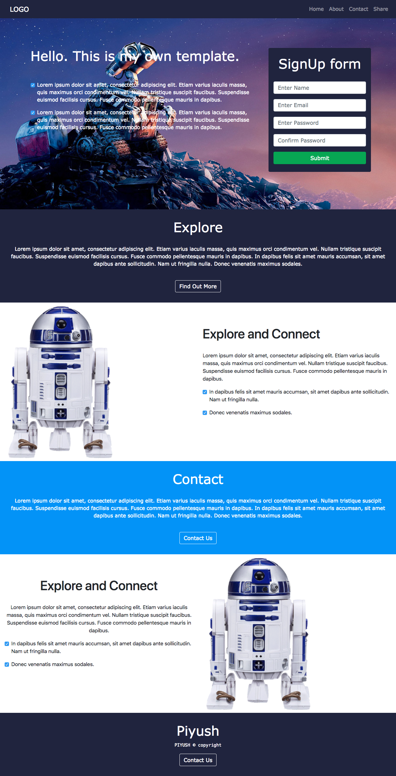 GitHub - PiyushYadav/Assign01BootstrapTemplate