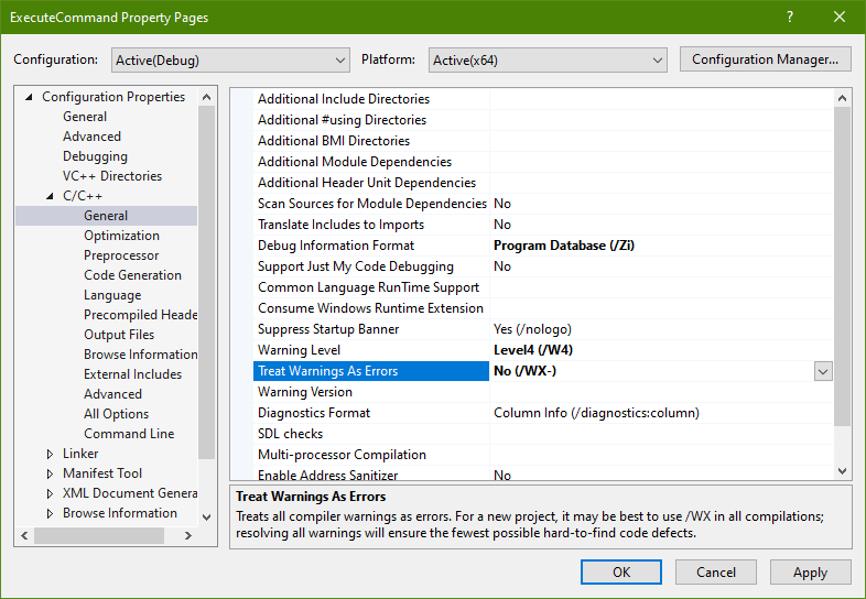 IExecuteCommand Example Fails with "This app can't run on your PC ...
