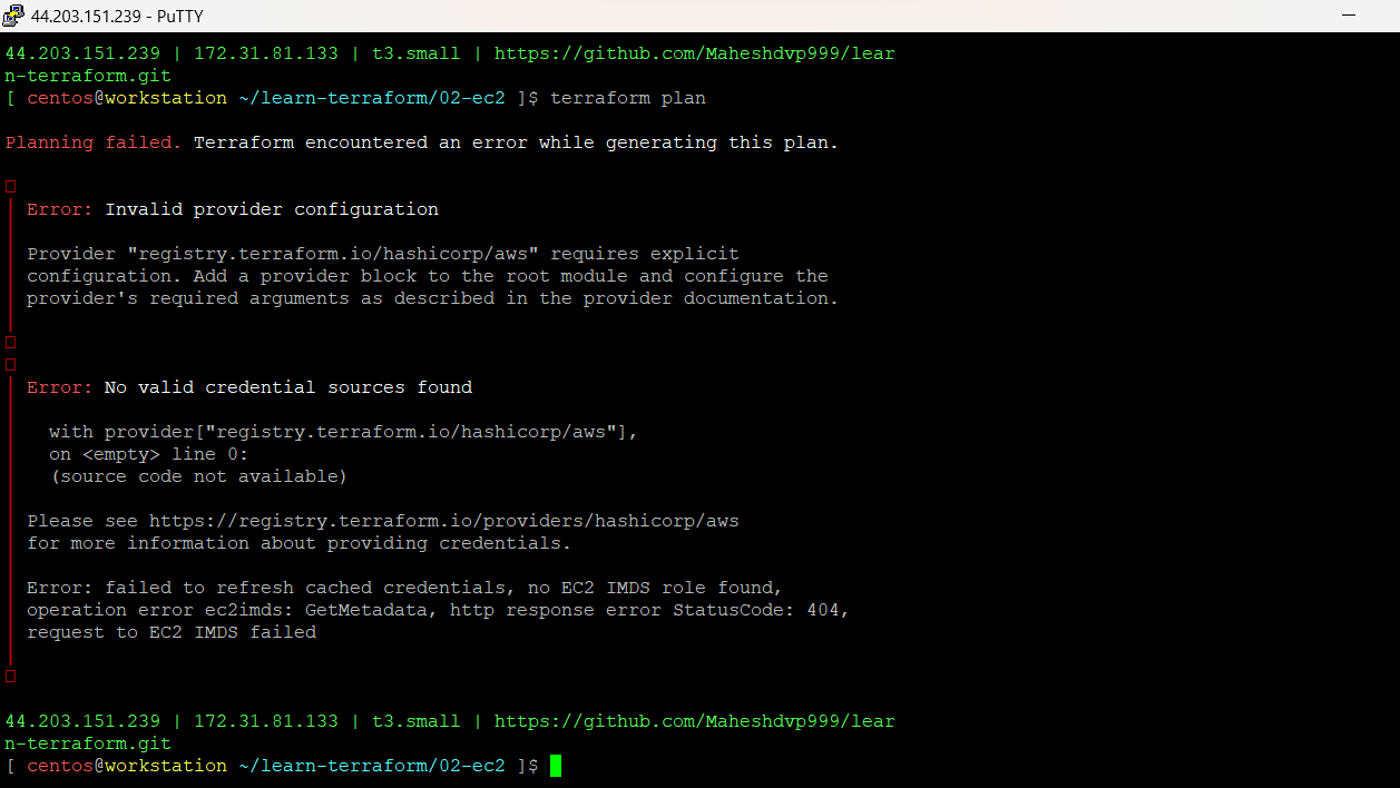 Error Occured While Applying Terraform Plan · Learndevopsonline