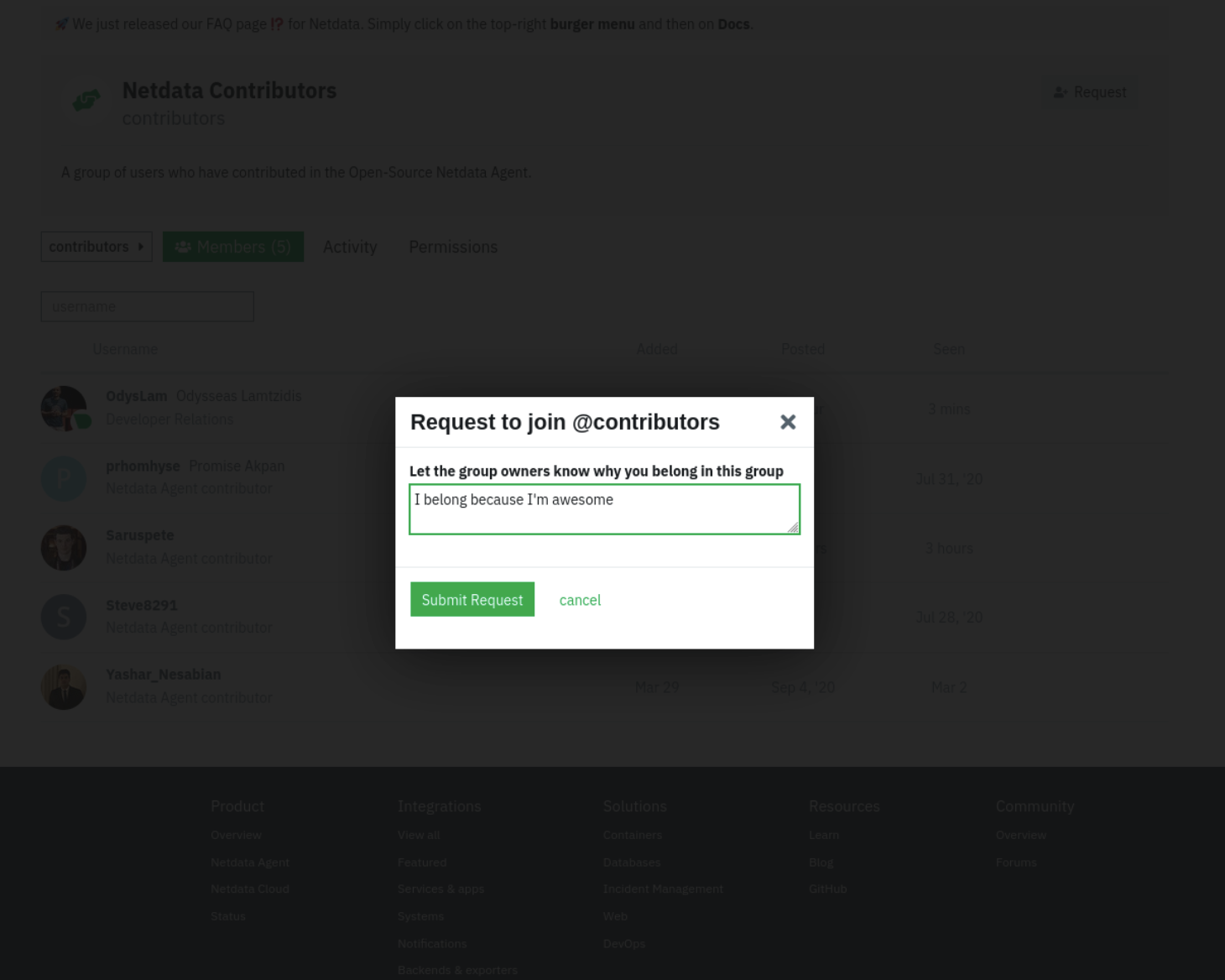 Netdata Rewards: Contributor of the Month nominations · Issue #7133 · netdata/netdata · GitHub