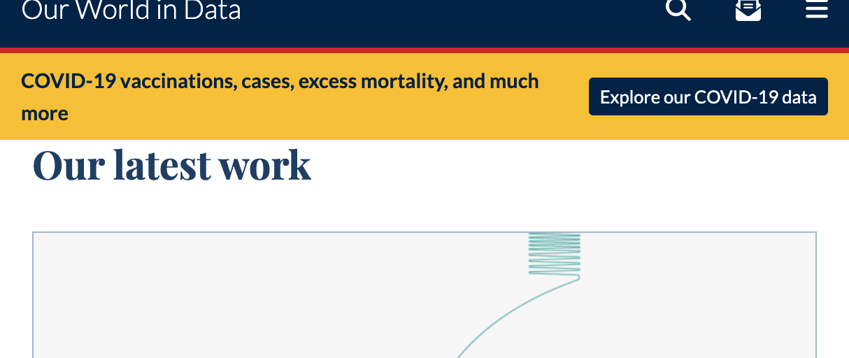 Spacing missing between "Our latest work" and header on /blog on mobile ...