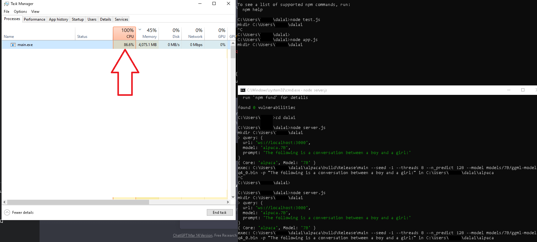 NodeJS causes softlock, and CPU goes to 100% (but web app works fine) · Issue #219 ...