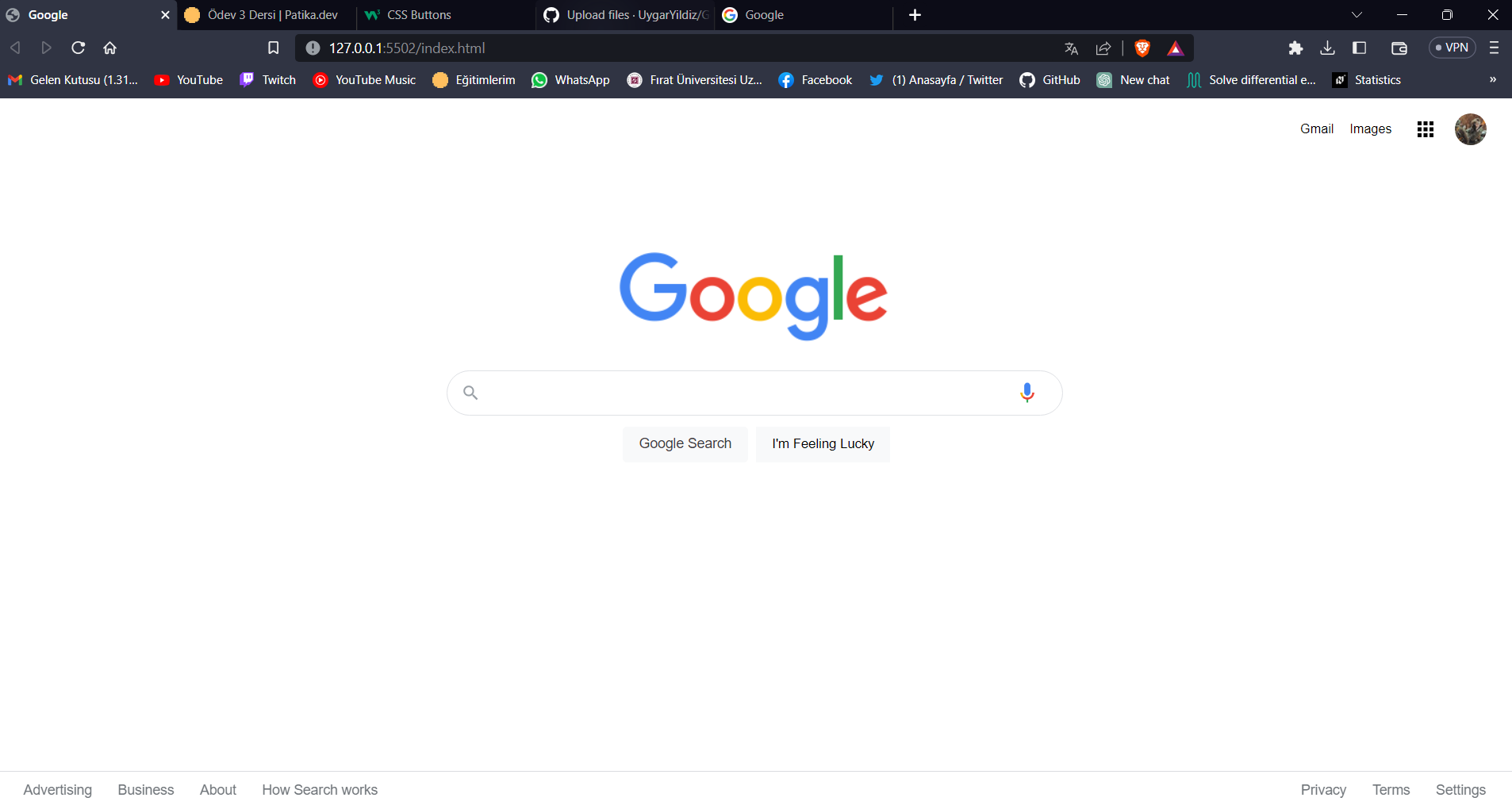 GitHub - UygarYildiz/Google2023: Kodluyoruz CSS-Odev-3
