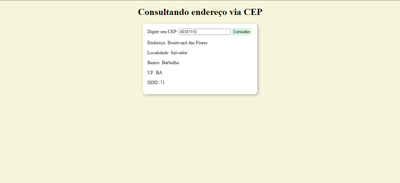GitHub - pedrotchairo/consultar-cep-api: Utilizei uma api de ceps para fazer um site interativo ...