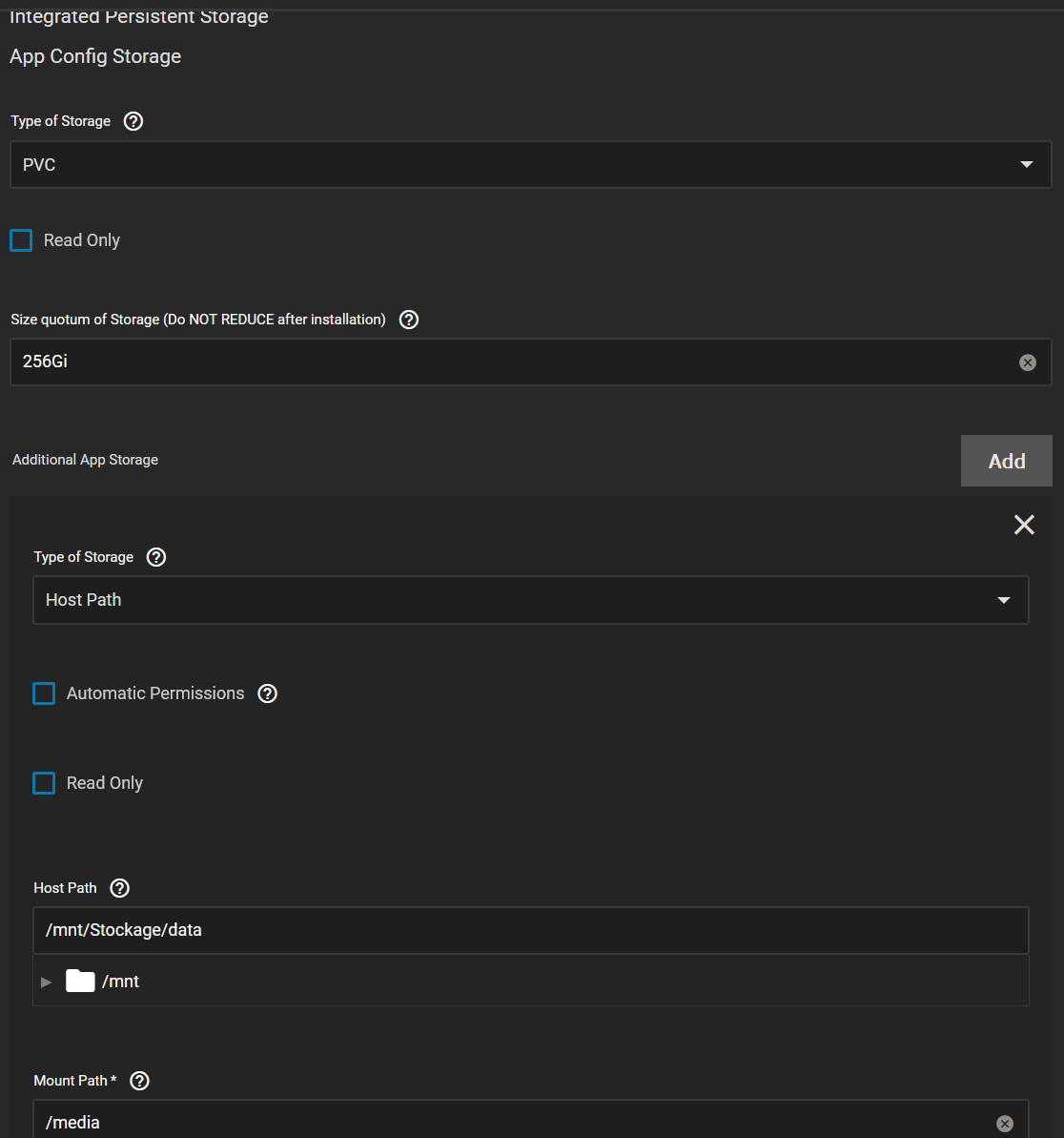 Additional mountpoints not working · Issue #7924 · trueforge-org/truecharts · GitHub