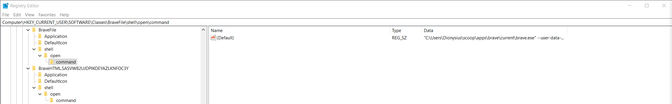 [Bug] Brave does not always use `--user-data-dir` · Issue #9548 · ScoopInstaller/Extras · GitHub