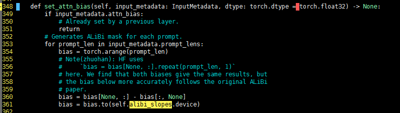 Baichuan S Alibi Bias In Vllm Is Different From The Huggingface S Source Code,doesn T It Matter
