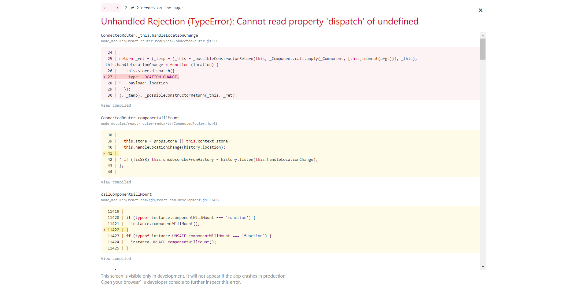 Typeerror Cannot Read Property Dispatch Of Undefined · Issue 4739 · Ant Designant Design