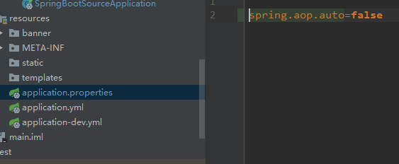 When the AOP autoconfiguration is turned off with attribute spring.aop ...