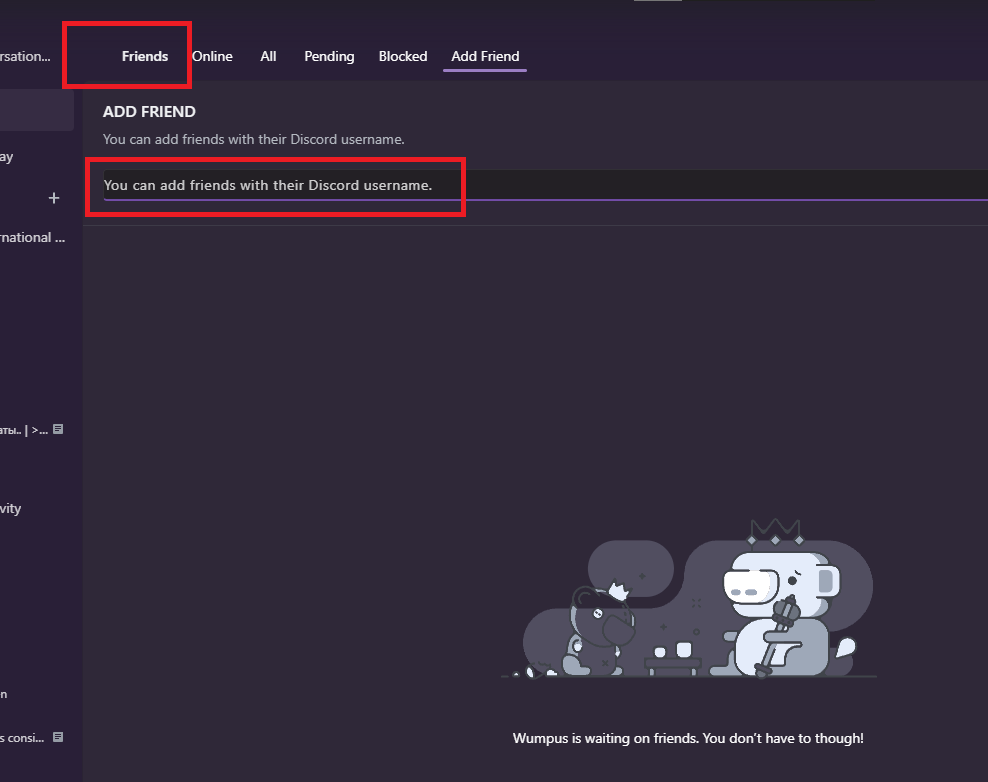 wrongly shifted things in 'add friend' tab · Issue #245 · TakosThings/Fluent-Discord · GitHub