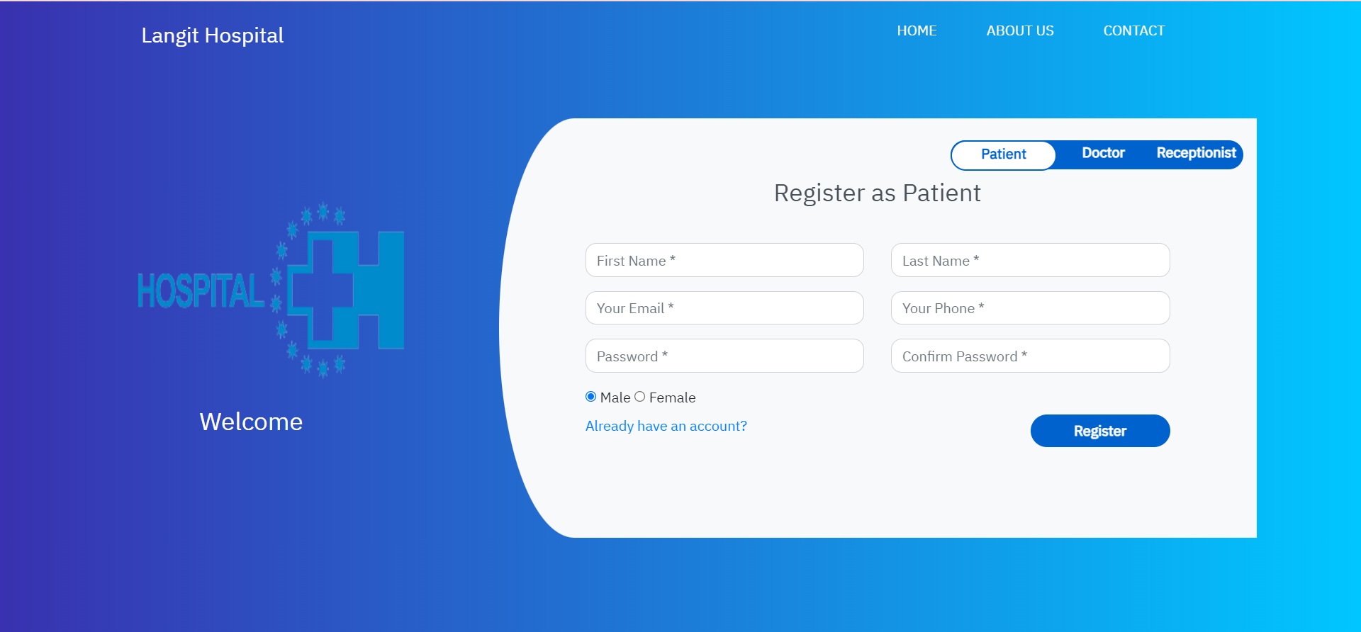 GitHub - Sekarlangitt/Hospital-Management-System-Website: Website to keep track appoinment ...