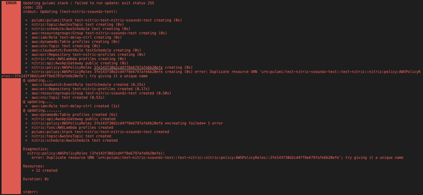 Aws Duplicate Policy Creation Causes Conflicts · Issue 418 · Nitrictech Cli · Github