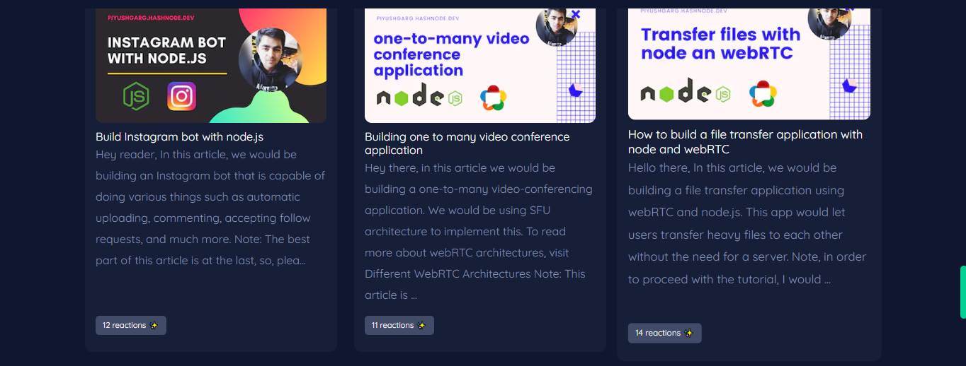 [Bug]: In blog section some margin should be added in blogs cards · Issue #711 · piyushgarg-dev ...