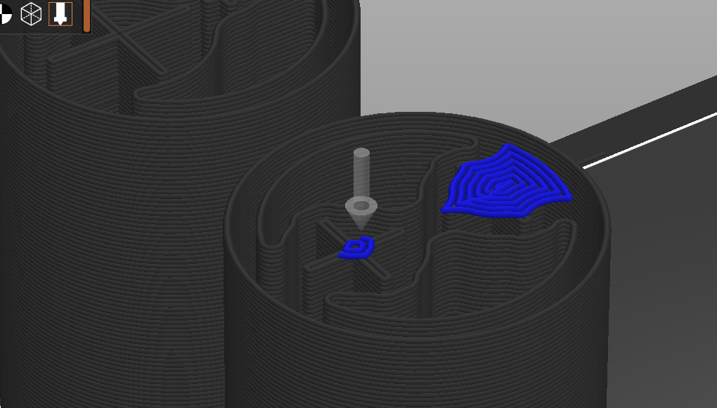 "Extra perimeters on overhangs" nullifies "External Perimeters First ...