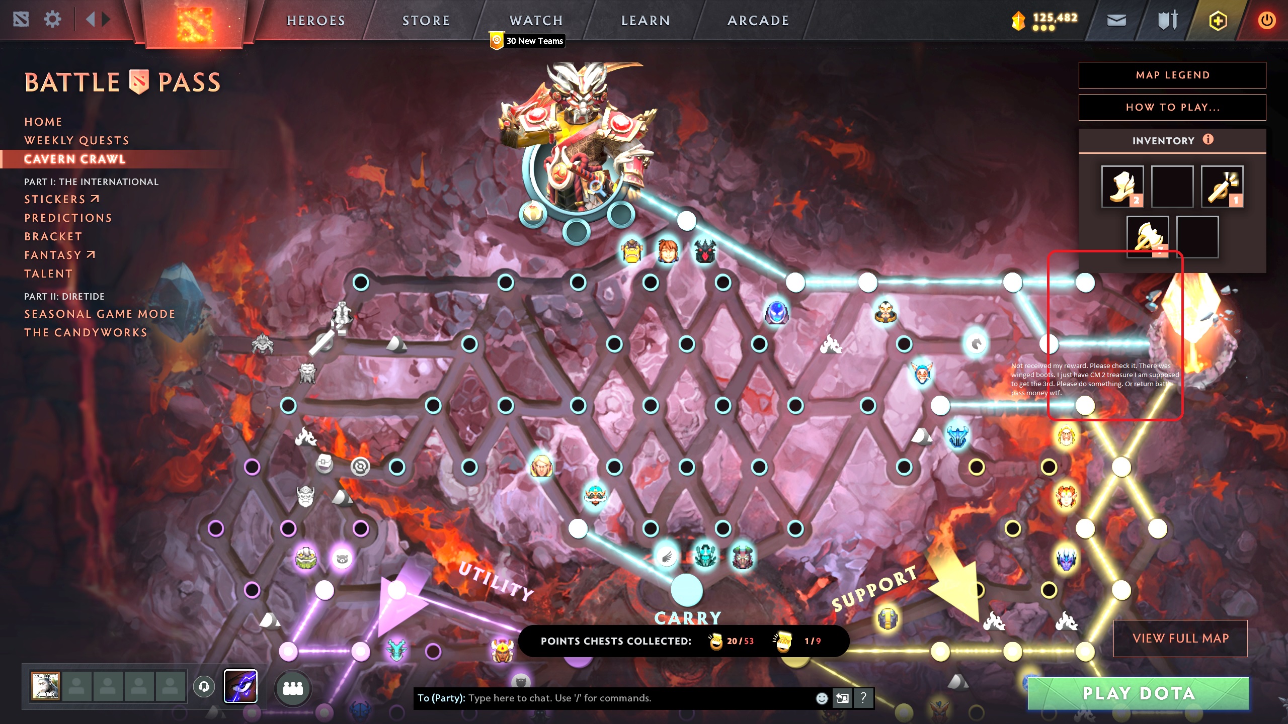 Secret Treasure Reveal Not Working Correctly · Issue 3715 · Valvesoftwaredota2 Gameplay · Github 