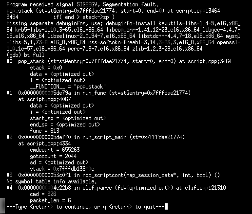 Script Crashing · Issue #4215 · rathena/rathena · GitHub