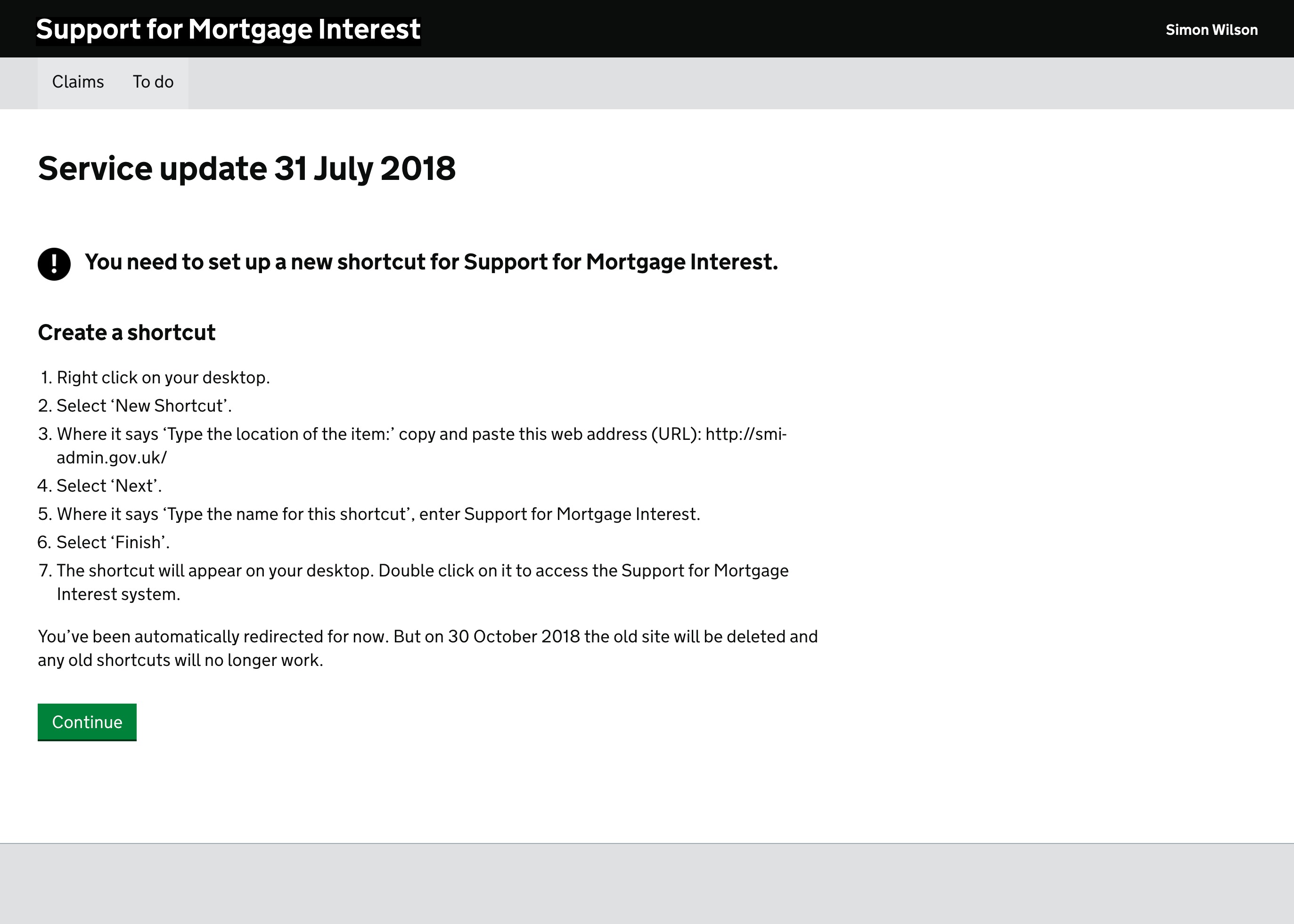 Notifying users there has been a change/update to the product/service · Issue #12 · dwp/design ...