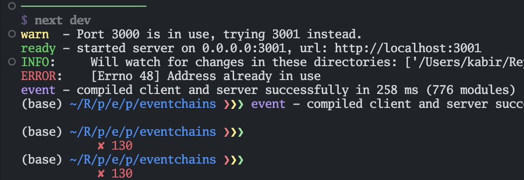 Subprocesses aren't always killed on `pc` command exit · Issue #177 · reflex-dev/reflex · GitHub