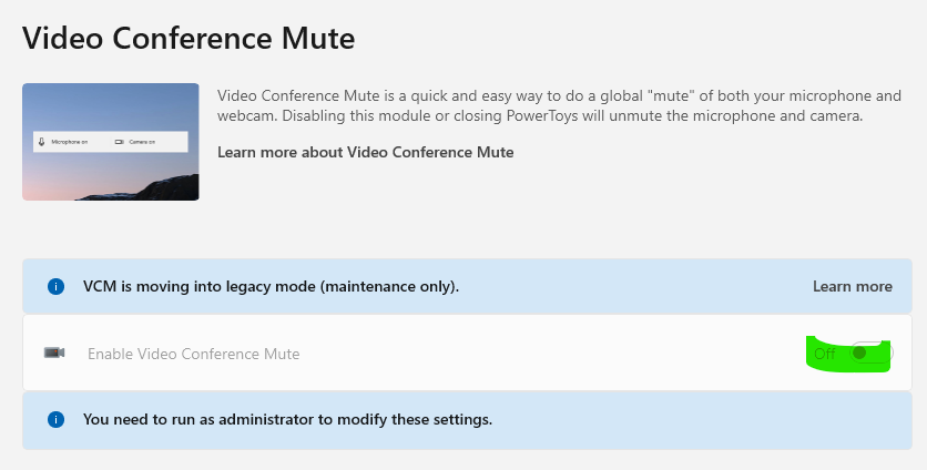 Unable to disable "video conference mute" by logging in with a user that is not admin. · Issue ...
