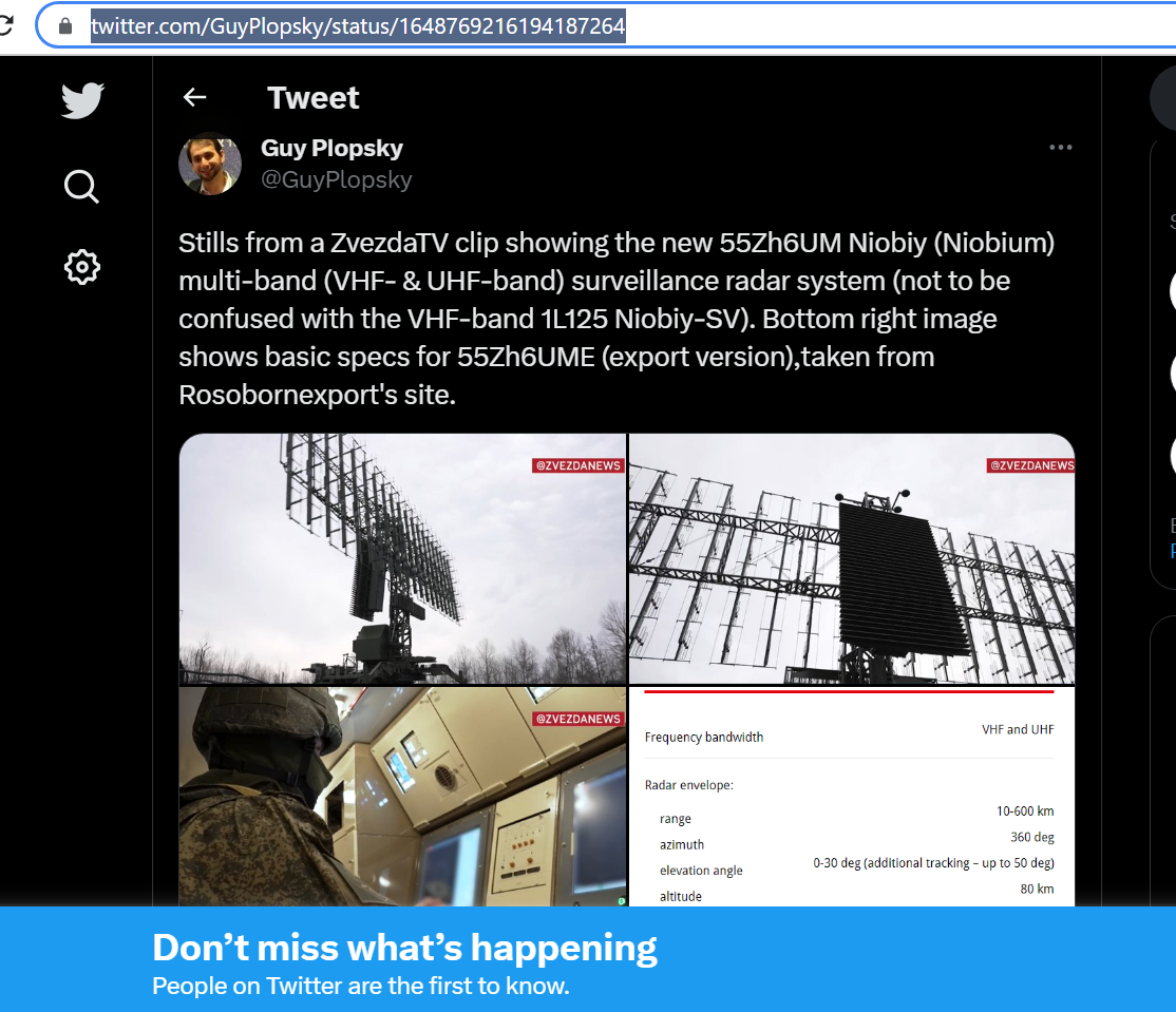 Add Nebo-UME (VHF/UHF) radar to Russia · Issue #3447 · PygmalionOfCyprus/cmo-db-requests · GitHub