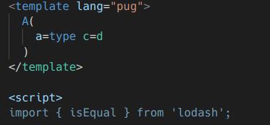 Pug syntax highlights edge cases · Issue #2758 · vuejs/vetur · GitHub